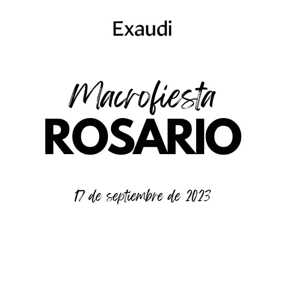 Macrofiesta del Rosario – 17 de septiembre de 2023 - Exaudi
